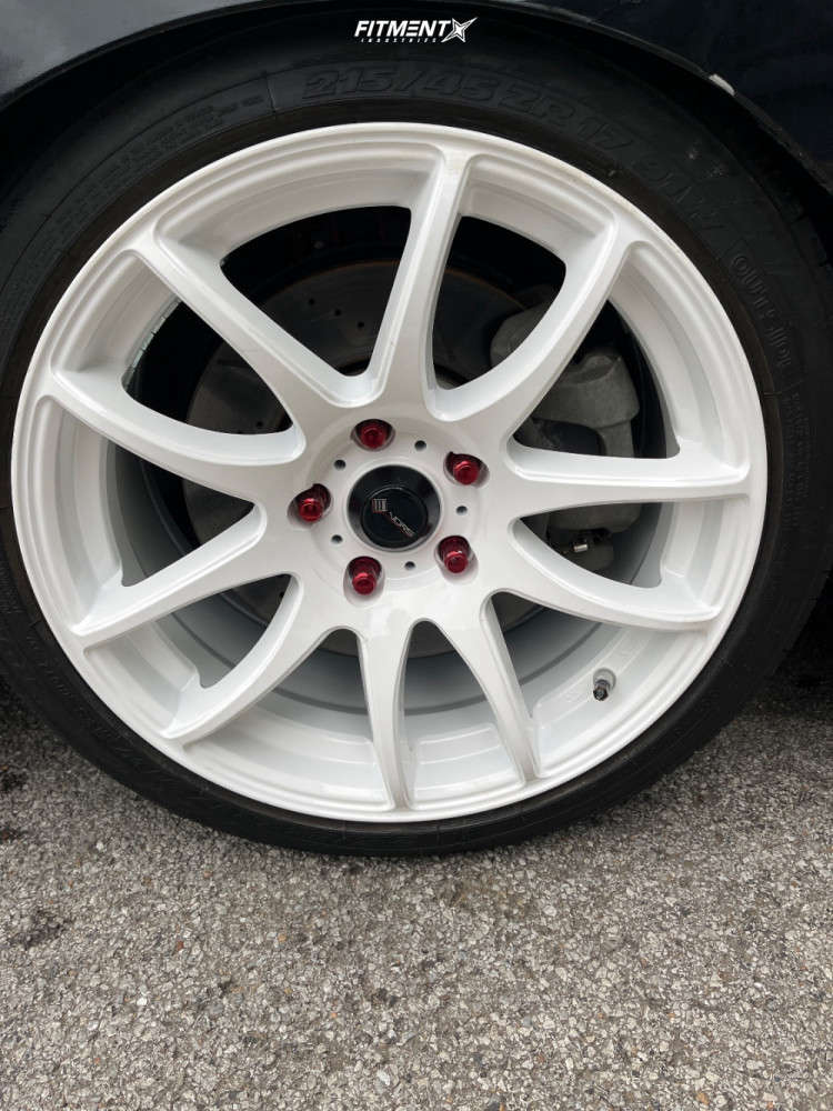 2018 Acura ILX Base with 17x8 Vors TR4 and Road Hugger 215x45 on ...