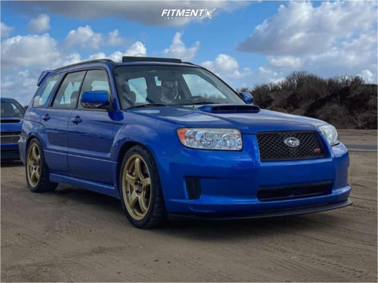2007 Subaru Forester XT Limited with 18x8 Enkei Pf05 and Falken 245x40 ...