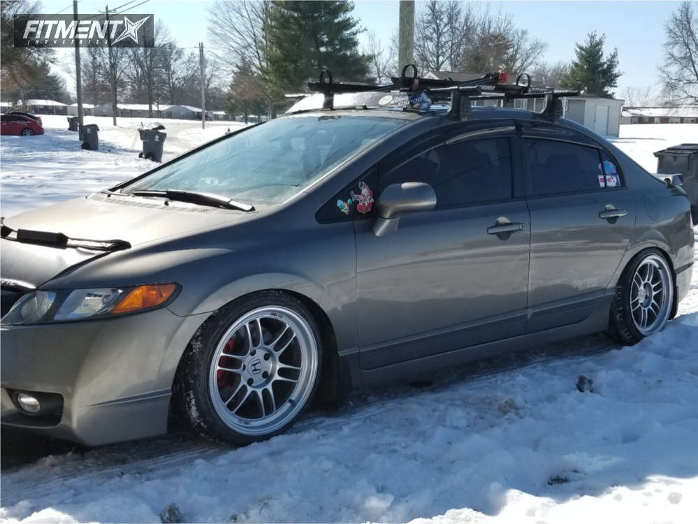 2007 Honda Civic EX with 17x9 Enkei RPF1 and Nankang 205x40 on ...