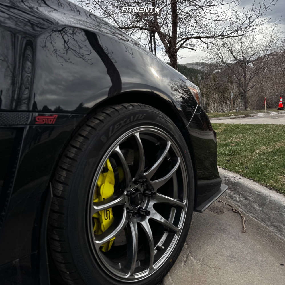 2020 Subaru WRX STI Base with 18x8.5 Vors Tr4 and Lexani 245x40 on ...