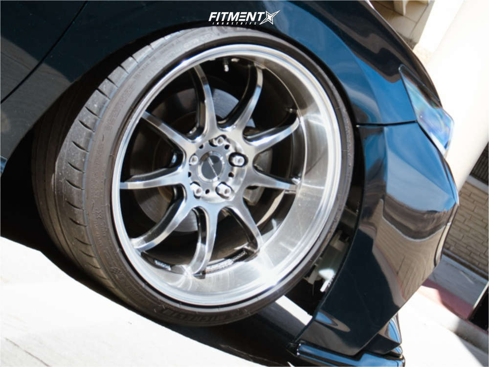 2019 Toyota Camry XSE with 19x10.5 Work Emotion D9r and Michelin 245x35 ...