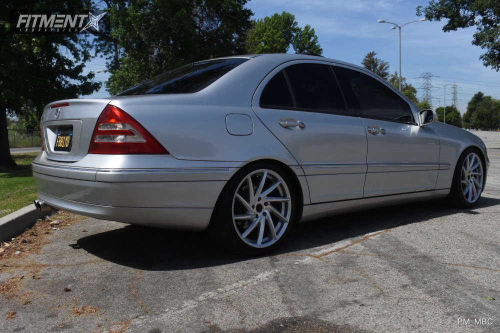 2001 Mercedes-Benz C320 Base with 18x8.5 RSR R701 and Nexen 225x40 on ...
