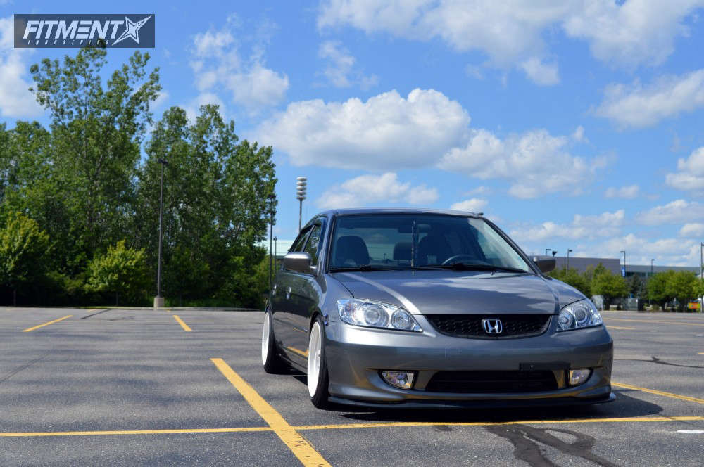 2004 Honda Civic LX with 16x8 Rota Grid and Yokohama 195x45 on ...