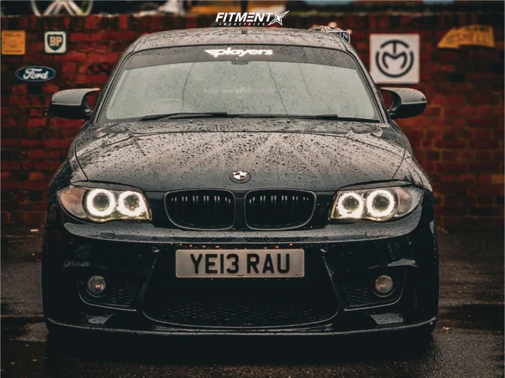 2013 BMW 128i Base with 18x8 Romac Vortex and Michelin 225x40 on Stock ...