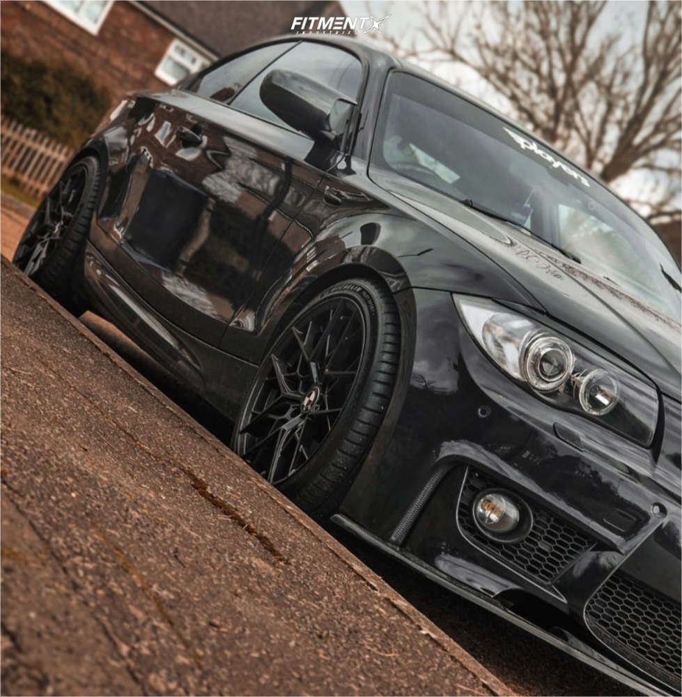 2013 BMW 128i Base with 18x8 Romac Vortex and Michelin 225x40 on Stock ...