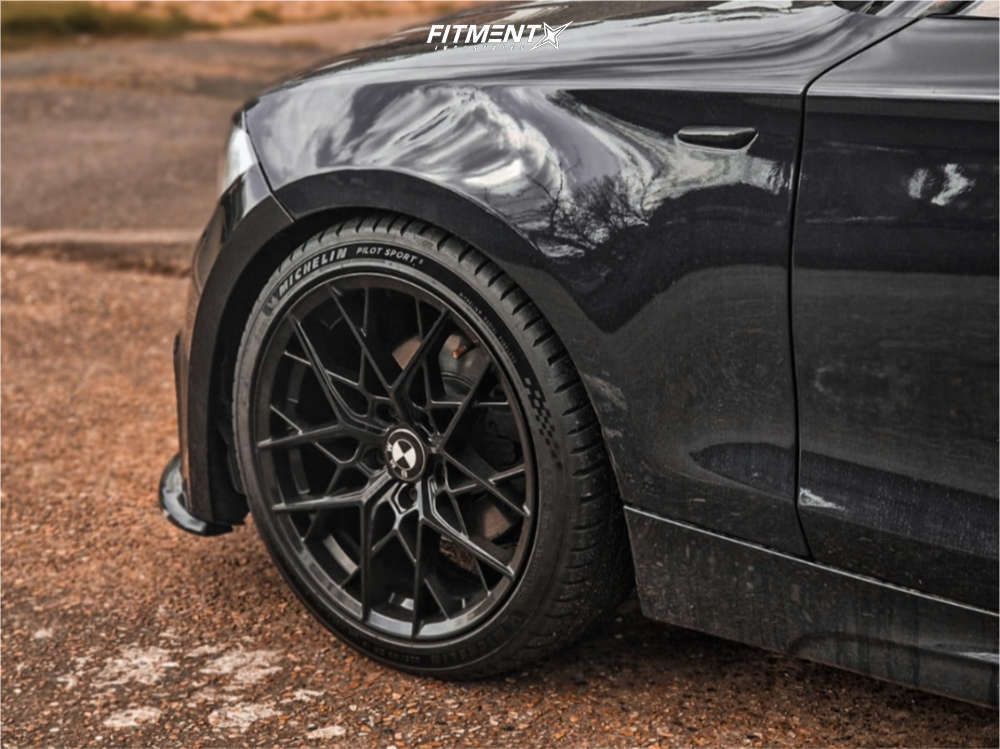 2013 BMW 128i Base with 18x8 Romac Vortex and Michelin 225x40 on Stock ...