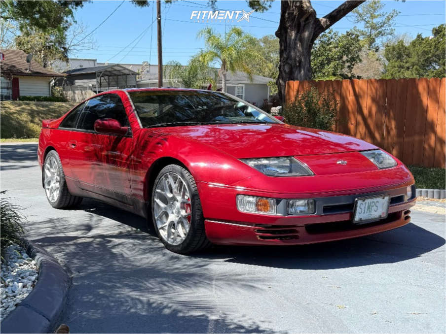 1991 Nissan 300ZX Turbo with 18x8.5 MRR Fs01 and Falken 245x35 on Stock ...