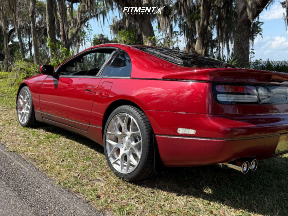 1991 Nissan 300ZX Turbo with 18x8.5 MRR Fs01 and Falken 245x35 on Stock ...