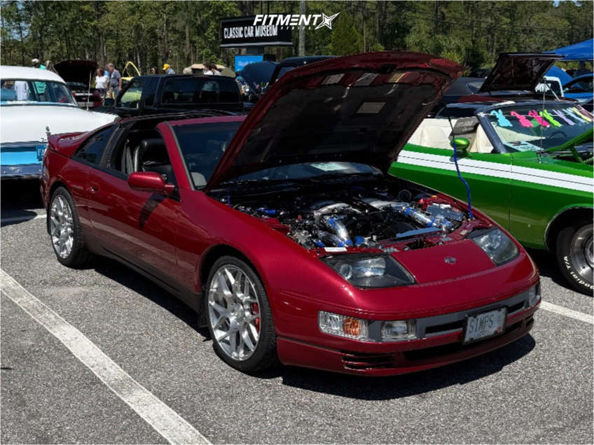 1991 Nissan 300ZX Turbo with 18x8.5 MRR Fs01 and Falken 245x35 on Stock ...