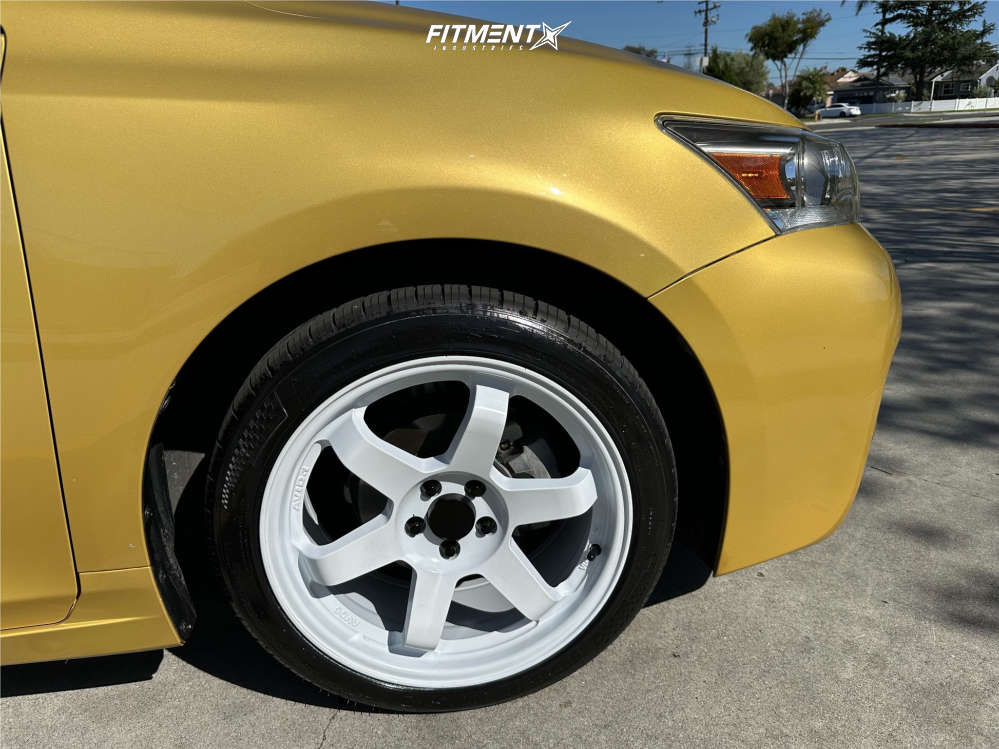 2012 Lexus CT200h Base with 17x8 AVID1 Av6 and Kosic 215x45 on Stock ...