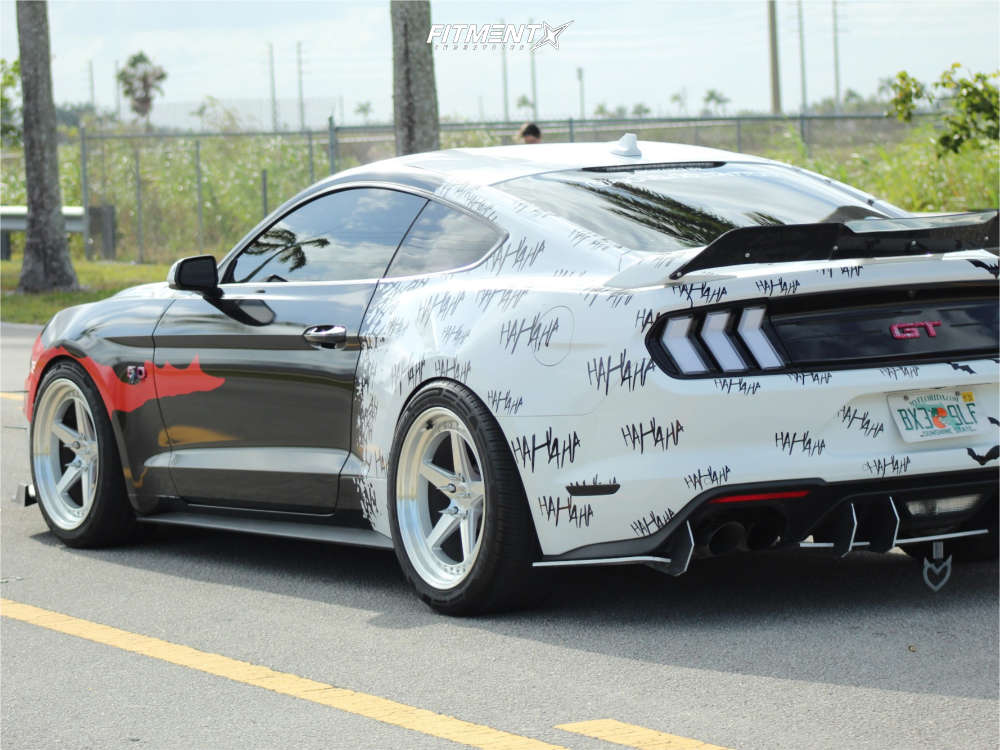 2022 Ford Mustang GT Premium with 19x9.5 Aodhan Ds05 and Lionhart 255x40 on Lowering Springs ...
