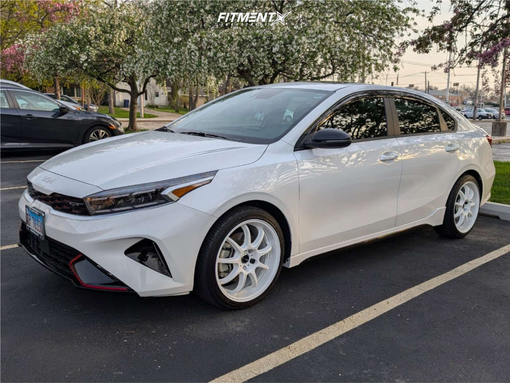 2024 Kia Forte GT with 18x8.5 Work Emotion D9r and Yokohama 225x45 on ...
