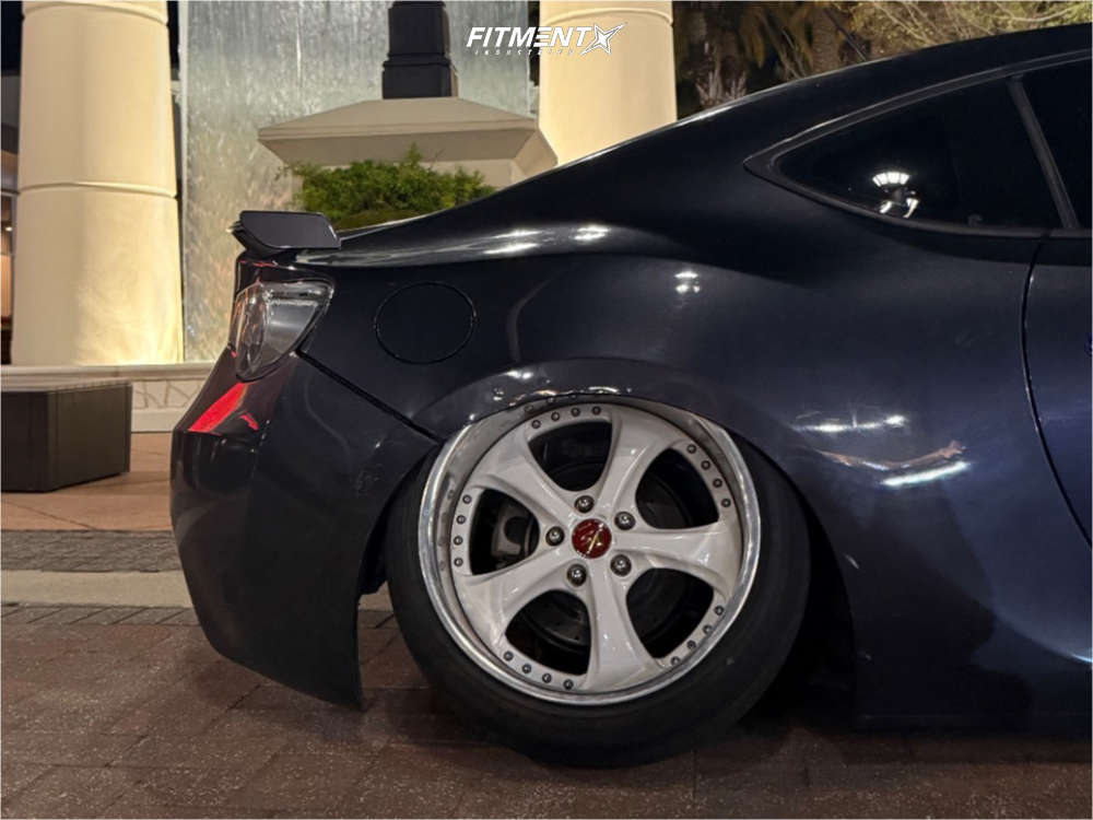 2013 Scion FR-S Base with 18x11 Work Vskf and Accelera 225x40 on ...