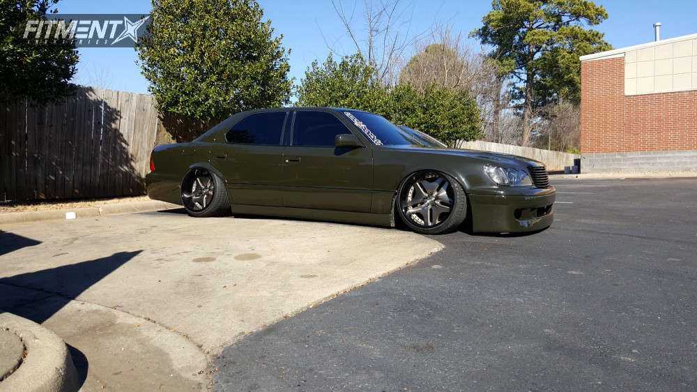 2000 Lexus LS400 Base with 19x11 Riverside Trafficstar and Kinforest ...