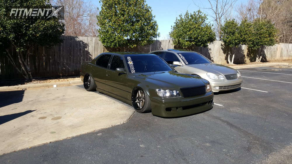 2000 Lexus LS400 Base with 19x11 Riverside Trafficstar and Kinforest ...