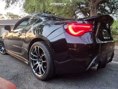 2015 Scion FR-S Base with 18x8.5 Vors Tr4 and Michelin 245x35 on Stock ...