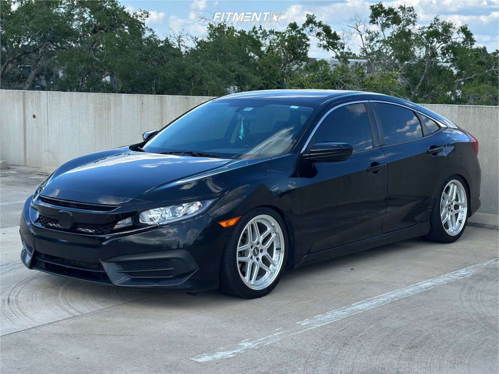 2016 Honda Civic LX with 18x8.5 ESR Cs15 and Westlake 235x40 on ...