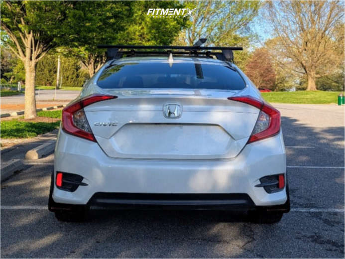 2017 Honda Civic EX with 17x8 AVID1 Av27 and Falken 235x45 on Stock ...