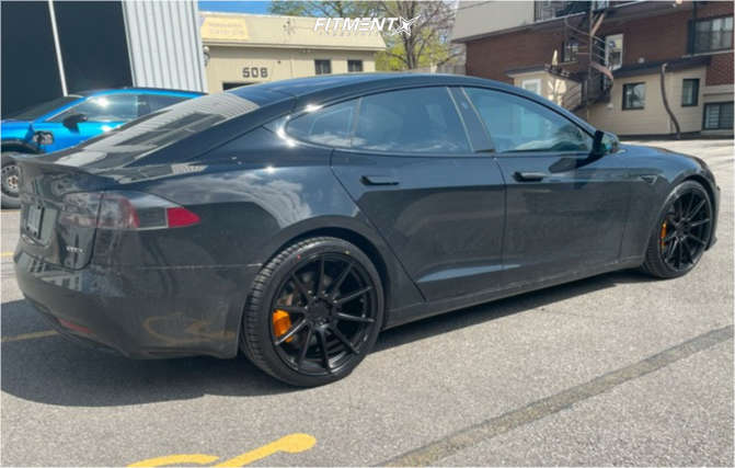 2018 Tesla S 100D with 21x9 Niche Essen and Falken 245x35 on Stock ...