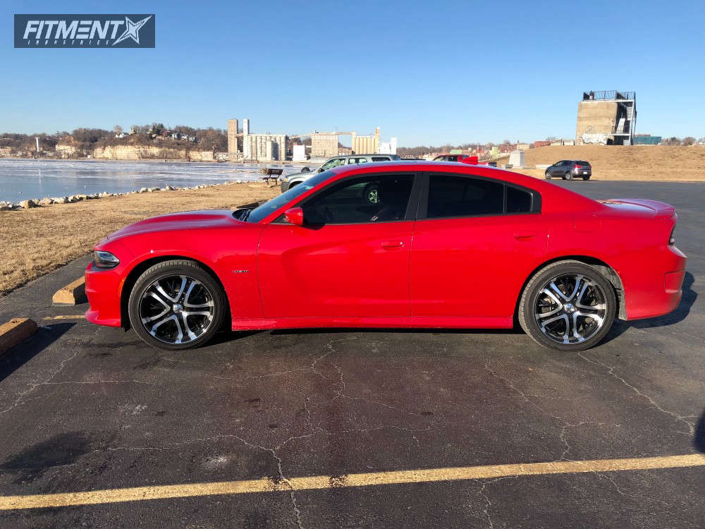2017 Dodge Charger SXT with 20x9.5 2Crave and General 245x45 on Stock ...