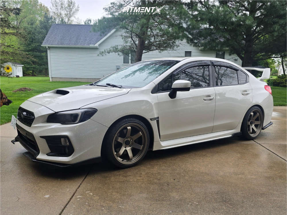 2021 Subaru WRX Premium with 18x9.5 AVID1 Av6 and Milestar 245x35 on ...
