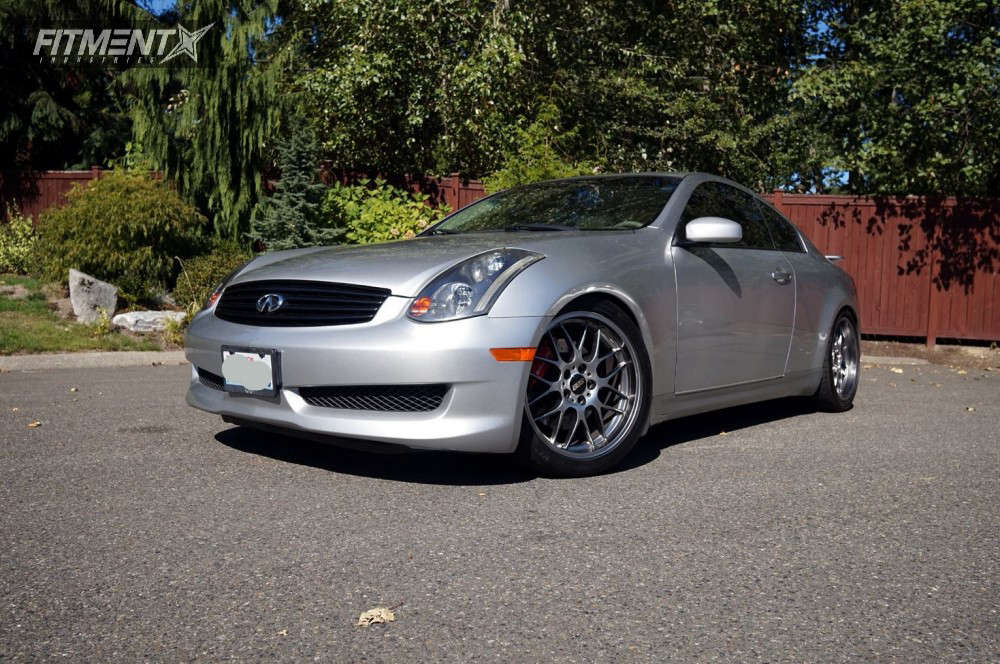 2004 INFINITI G35 Rwd 2dr Coupe w/Leather (3.5L 6cyl 6M) with 19x8.5 ...
