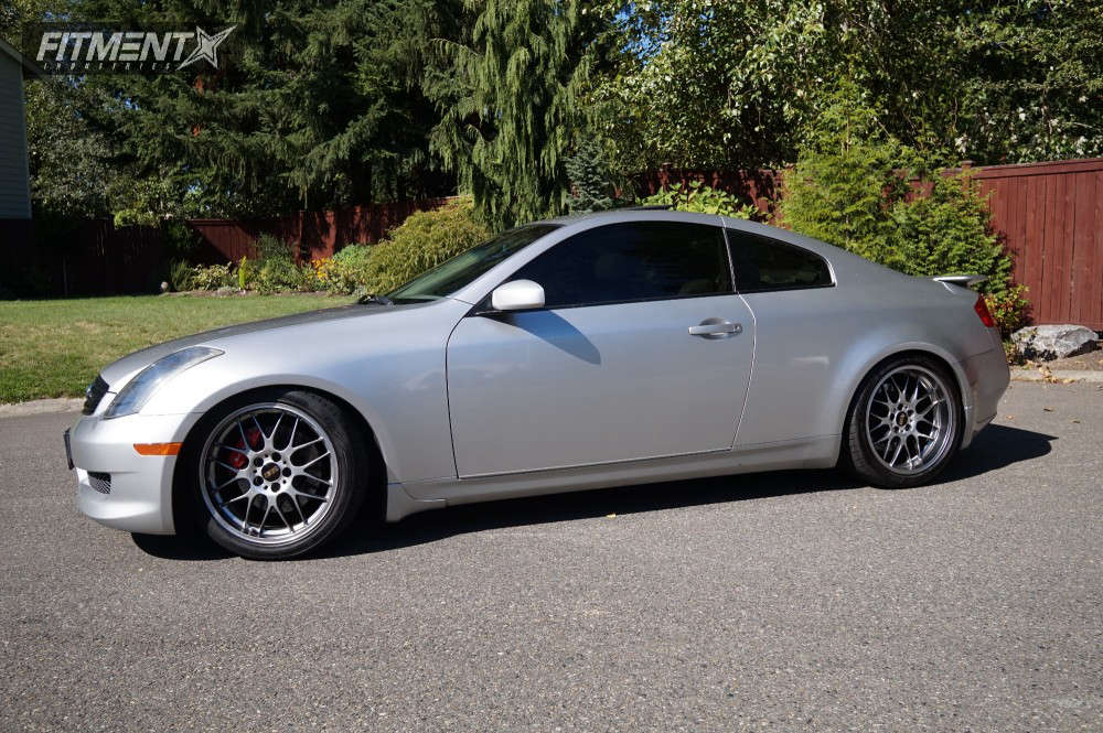 2004 INFINITI G35 Rwd 2dr Coupe w/Leather (3.5L 6cyl 6M) with 19x8.5 ...