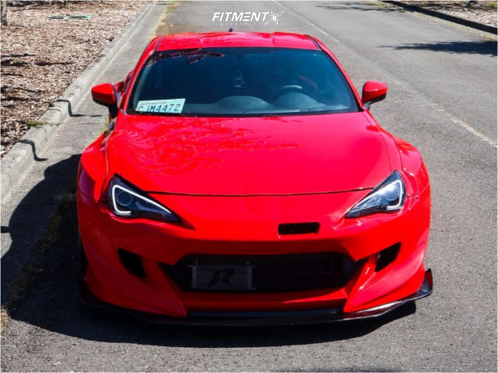 2013 Scion FR-S Base with 18x10.5 ESR Sr01 and Firestone 255x55 on ...
