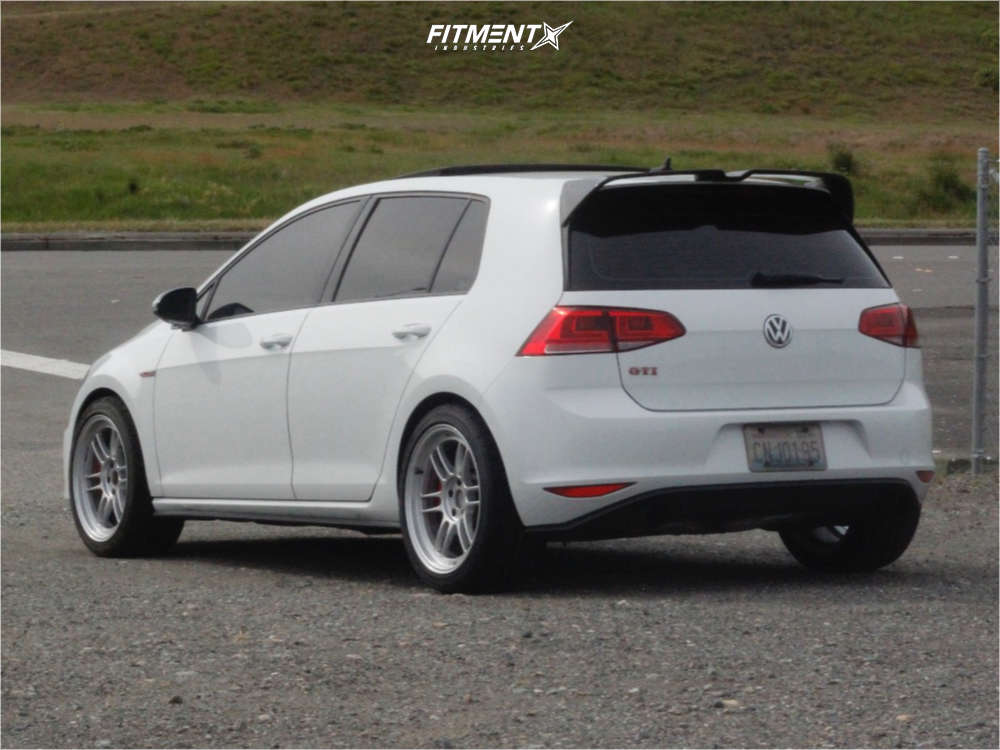 2017 Volkswagen GTI SE with 18x9 Enkei Rpf1 and Falken 245x40 on Stock ...