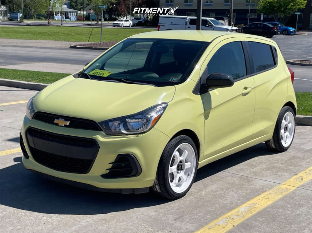 2018 Chevrolet Spark LS with 16x7 Vors Tr7 and Lexani 195x45 on Stock ...