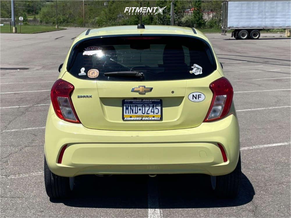 2018 Chevrolet Spark LS with 16x7 Vors Tr7 and Lexani 195x45 on Stock ...