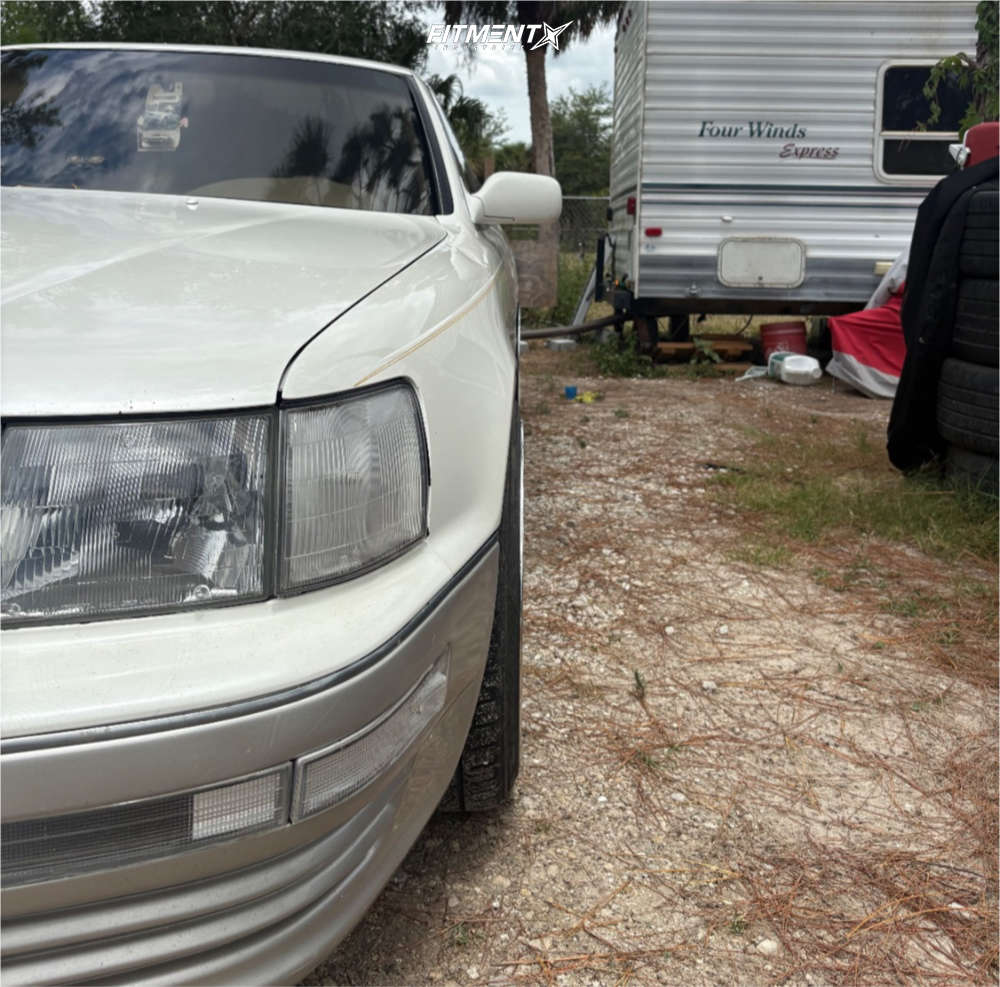 1993 Lexus LS400 Base with 18x9.5 Aodhan Ds02 and Lexani 225x40 on Coilovers | 3305995 | Fitment ...