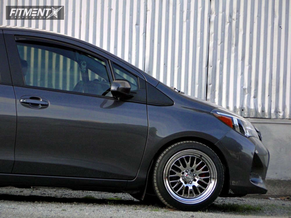 2015 Toyota Yaris SE with 16x8 XXR 531 and Falken 205x45 on Lowering ...