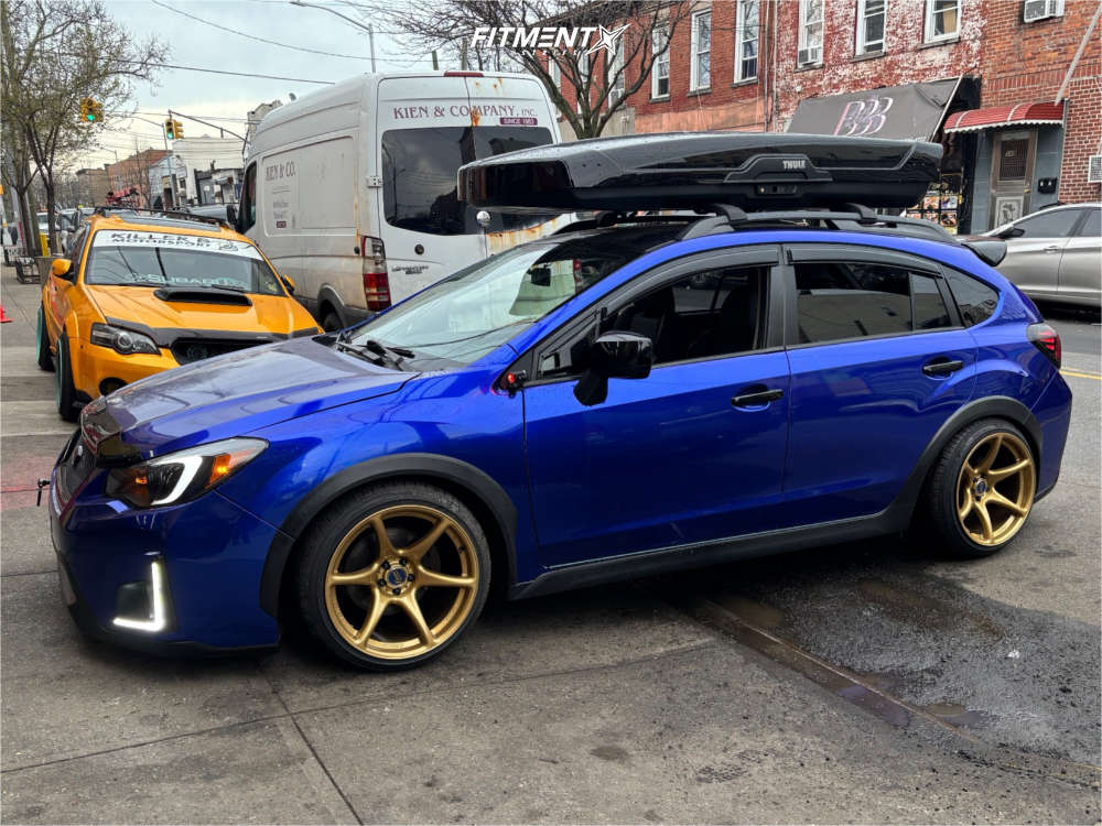 2013 Subaru XV Crosstrek Premium with 18x10.5 Kansei Tandem and Lexani ...