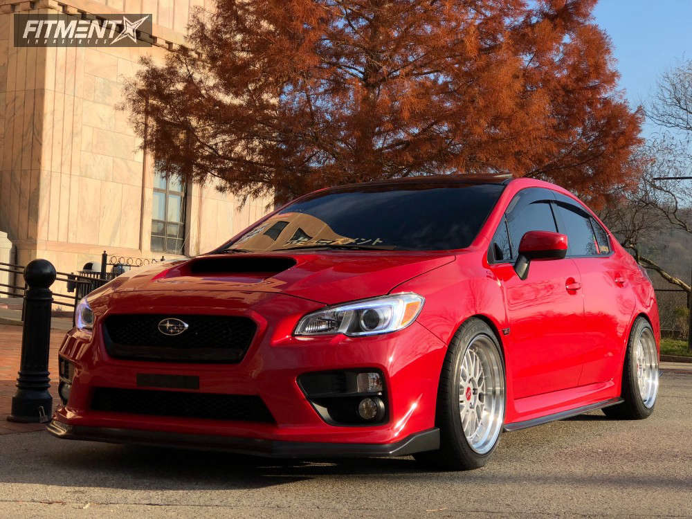 2017 Subaru WRX Sport-tech with 18x9.5 ESR Sr05 and Nitto 235x45 on ...