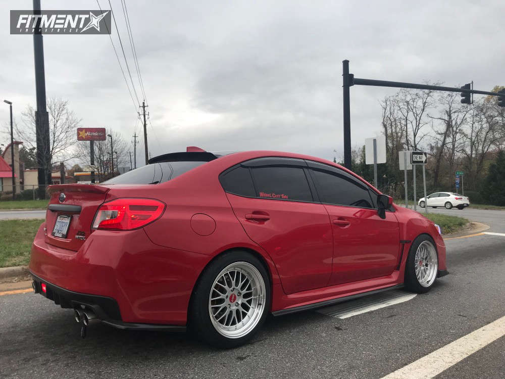2017 Subaru WRX Sport-tech with 18x9.5 ESR Sr05 and Nitto 235x45 on ...