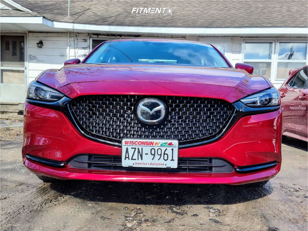 2021 Mazda 6 Grand Touring with 19x8.5 Aodhan Ds07 and General 245x40 ...