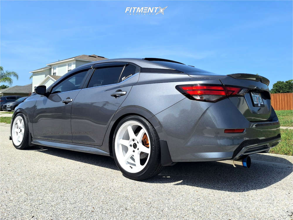 2021 Nissan Sentra SR with 18x8.5 Vors Tr37 and Hankook 235x40 on ...
