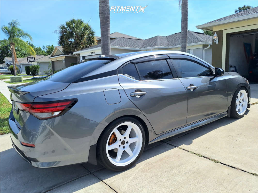 2021 Nissan Sentra SR with 18x8.5 Vors Tr37 and Hankook 235x40 on ...