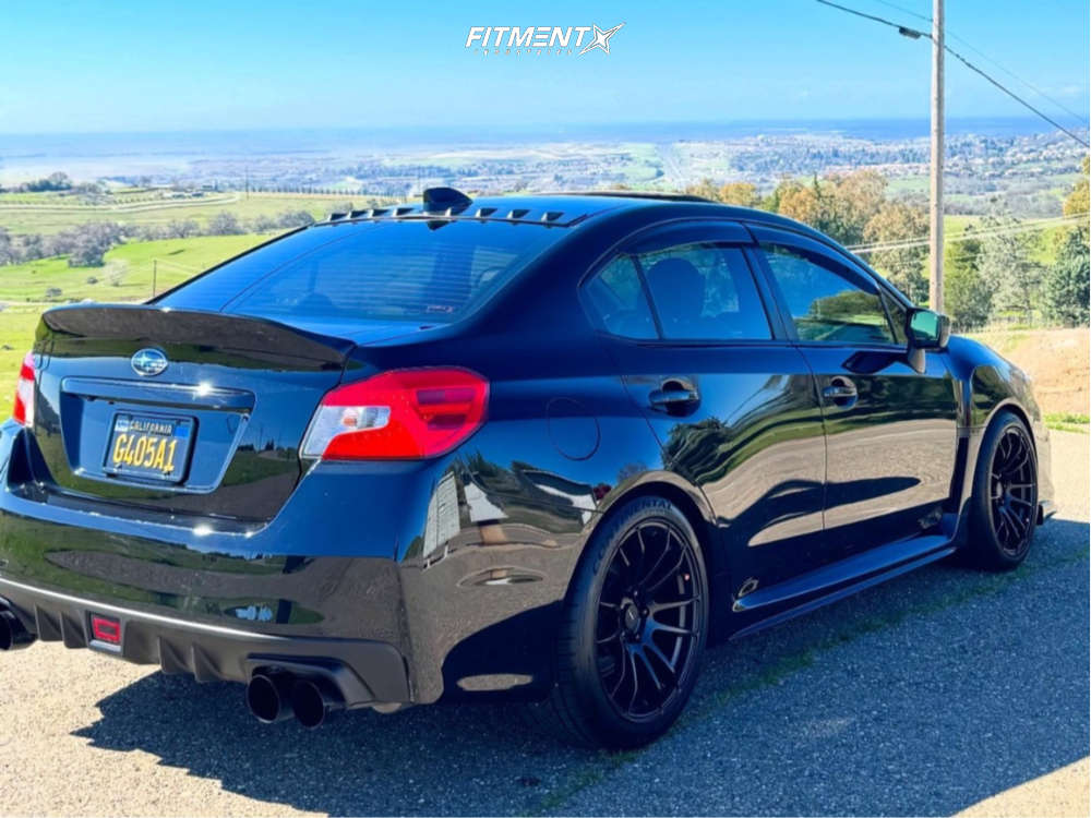 2018 Subaru WRX Limited with 18x9.5 AVID1 Av20 and Continental 265x35 ...