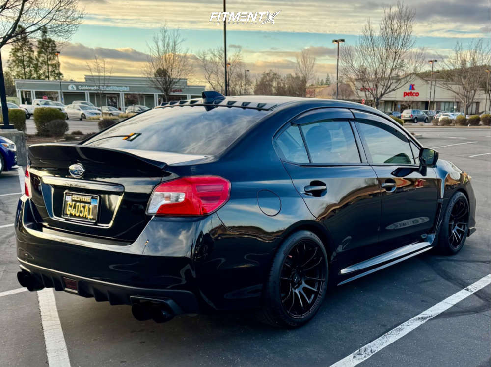 2018 Subaru WRX Limited with 18x9.5 AVID1 Av20 and Continental 265x35 ...