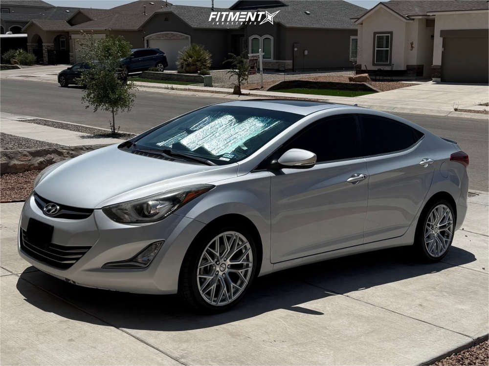 2014 Hyundai Elantra Sport with 18x8 Shift Spring and Nitto 225x40 on ...