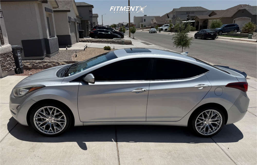 2014 Hyundai Elantra Sport with 18x8 Shift Spring and Nitto 225x40 on ...