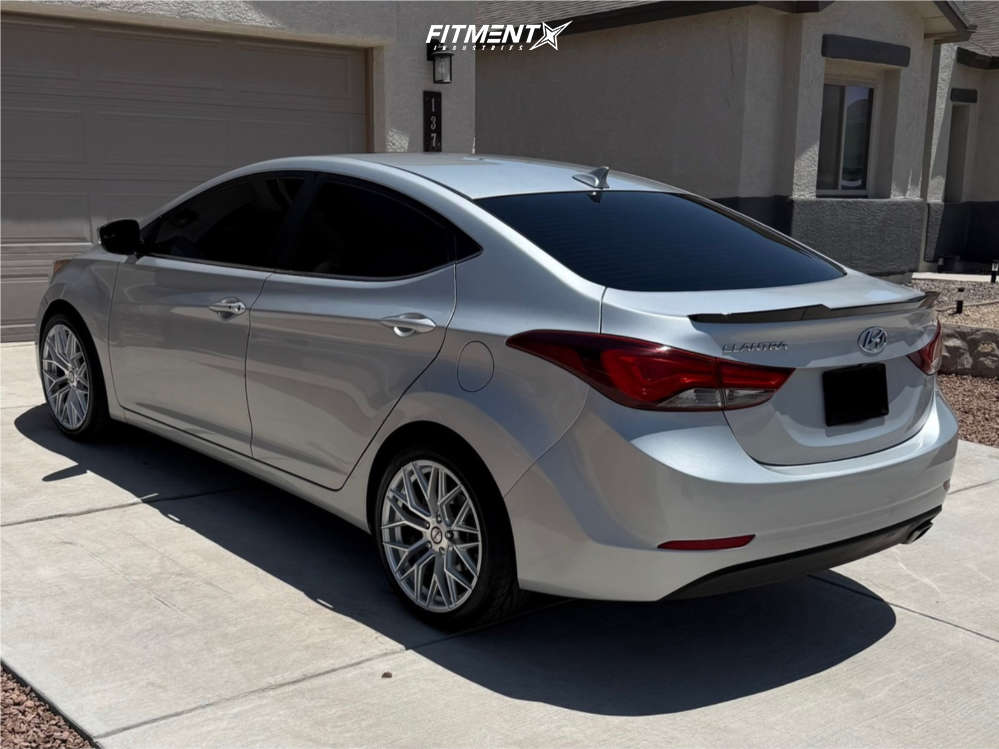 2014 Hyundai Elantra Sport with 18x8 Shift Spring and Nitto 225x40 on ...