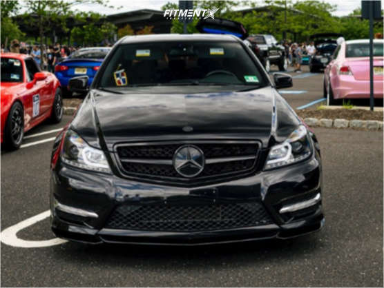 2013 Mercedes-Benz C300 4Matic Sport with 18x8.5 Kansei Tandem and ...