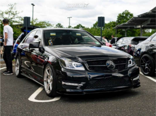 2013 Mercedes-Benz C300 4Matic Sport with 18x8.5 Kansei Tandem and ...