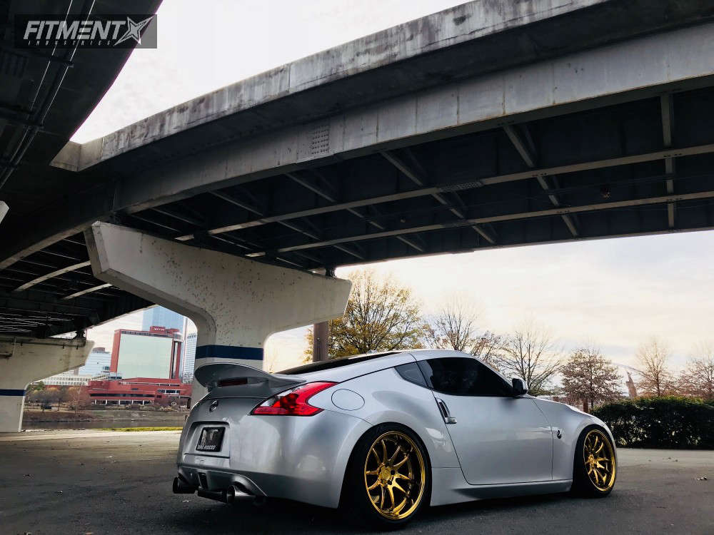 2012 Nissan 370Z Touring with 19x9.5 Aodhan DS02 and Achilles 245x35 on ...