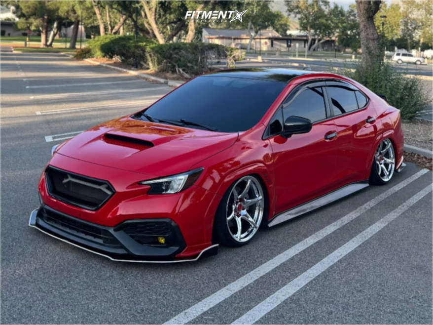2023 Subaru WRX Premium with 18x9.5 Kansei Tandem and Lexani 215x35 on ...