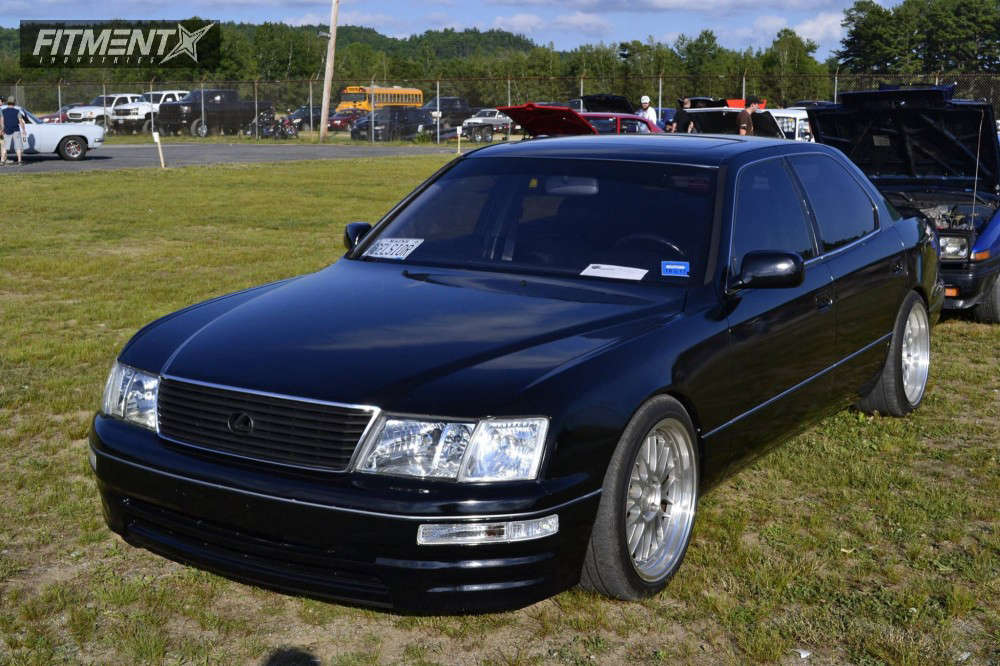 1995 Lexus LS400 Base with 18x9.5 Varrstoen Es1 and Continental 245x40 ...