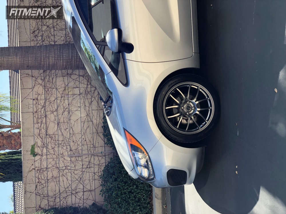 2014 Kia Rio SX with 17x8 949 Racing 6UL and Nitto 215x45 on Lowering ...